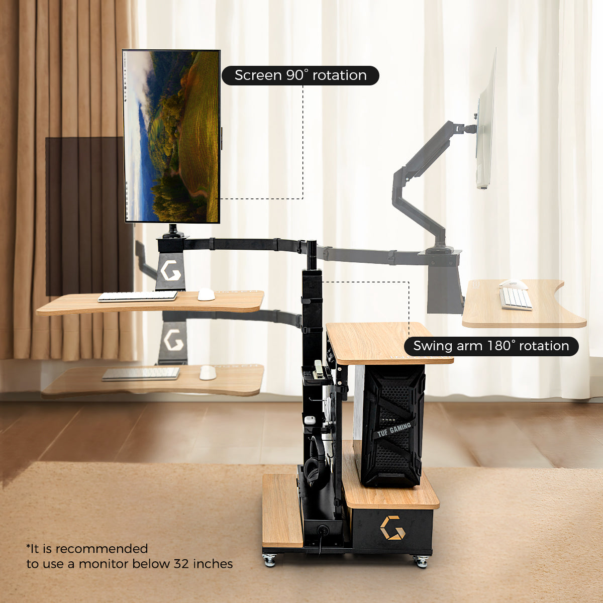 INGREM Floating table – IngremGamingWorkstation